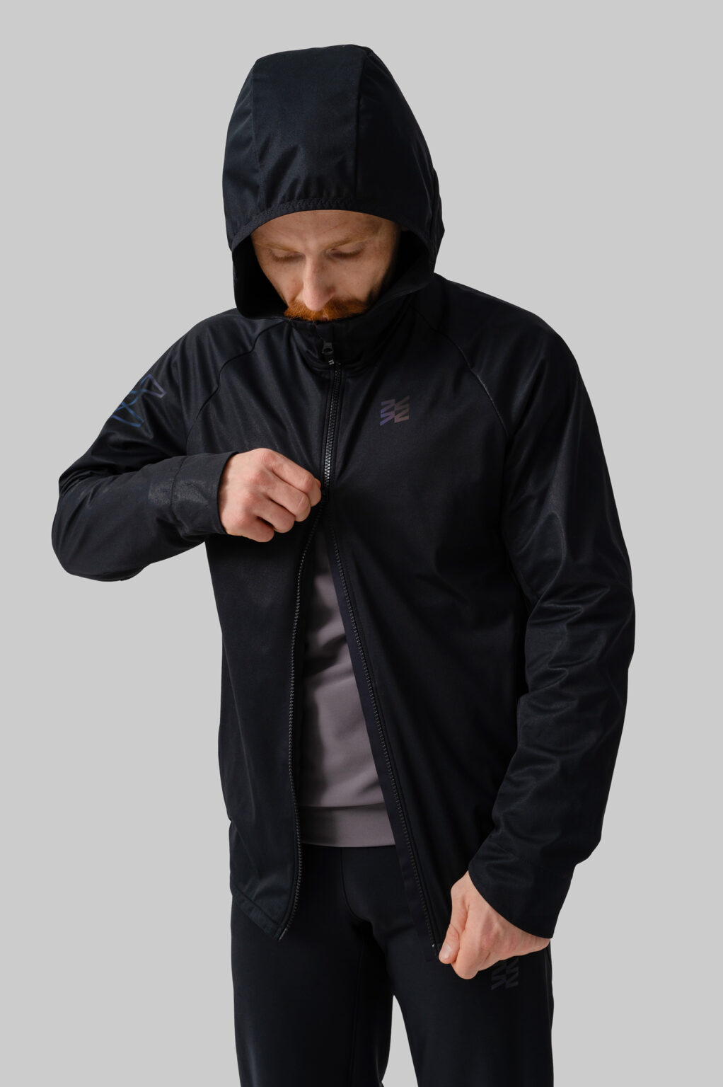 Мужская Беговая Ветровка Practice Black — veter.cc
